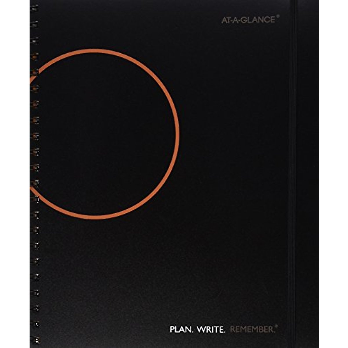 AT-A-GLANCE PLAN.WRITE.REMEMBER. 70620905 Planning Notebook with Reference Calendar, 9 3/16 x 11, Black