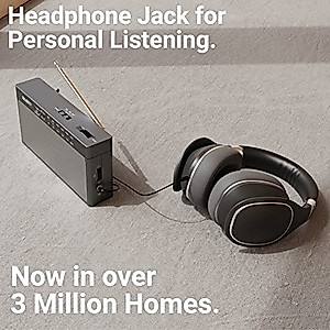 Rechargeable FM/AM Portable Radio | Radio with 10 Hours of Playback, USB Charging, Headphone Jack and Aerial | Majority Belford FM and AM Radio | Clear Sound Quality and Excellent Reception