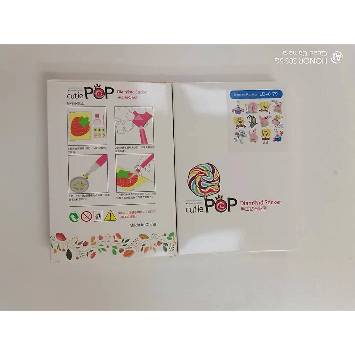 24pc 5D Diamond Painting Kits for Kids, DIY Animals Diamond Painting Stickers, Handmade Digital Diamond Arts Craft Mosaic Stickers, Suitable for Children Aged 4-12(B-Animation)