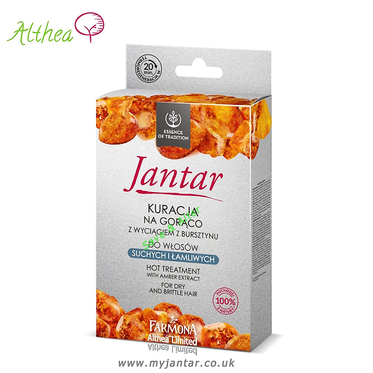 Farmona Jantar Mist Spray Conditioner Amber Extract for Dry Brittle Hair 200ml