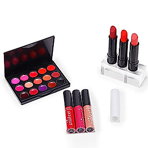 KARUIZI Makeup Kit All-in-one Makeup Gift Set for Women Full Kit, Eyeshadow Palette, Lip Gloss Set, Lipstick, Blush, Foundation, Concealer, Mascara, Eyebrow Pencil,Include Brush Set (KIT019)