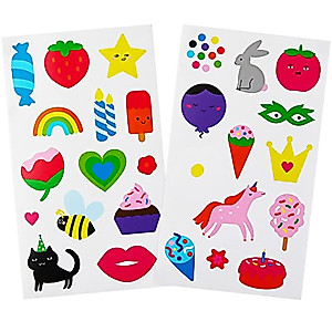 LIVAIA Party Favor Bags: 20 Candy Bags for Birthday Party with Stickers – Small Gift Bags – Goodie Bags for Kids Birthday Party – Gift Bags Small Size