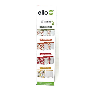 Ello Reusable Food Storage Bags - 14 Pieces