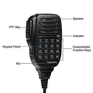 [Newest CPS & Firmware] Radioddity DB25-D Dual Band DMR Mobile Radio, 20W VHF UHF Digital Transceiver with GPS APRS, 4000CH 300,000 Contacts, Dual Time Slot Tier II Vehicle Car Ham Radio