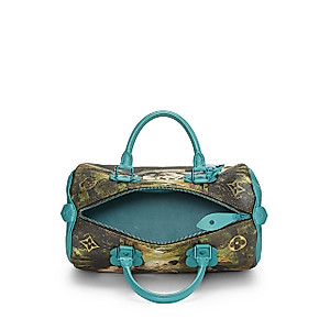 Louis Vuitton, Pre-Loved Jeff Koons x Louis Vuitton Manet Masters Speedy 30, Blue