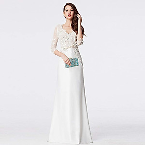 CHISHUNG Women's Sparkling Clutch Purse Crossbody Elegant Glitter Evening Bags for Wedding Party Prom Blue