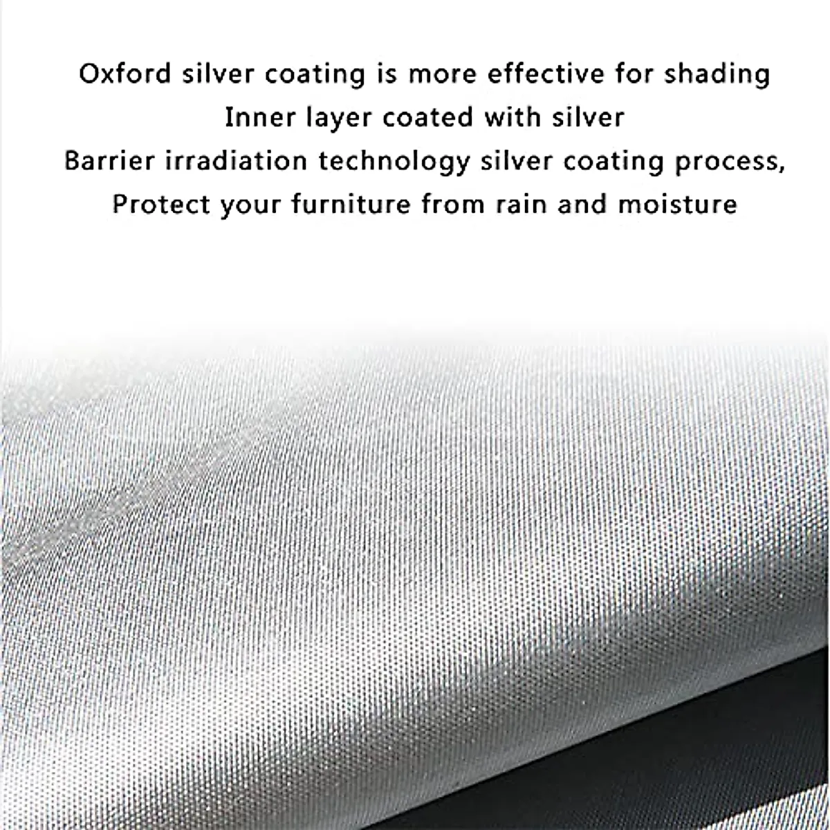 Patio Swing Cushion Cover Replacement Waterproof Outdoor Swing Seat Cover 3 Seater Dustproof Protective Covers Porch Swing Cushion Cover for 3 Seat Garden Swing Chair Cushions,Gray,75*52*6in