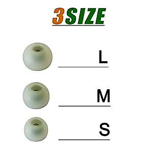 Luckvan Silicone Earbuds Tips for Galaxy Buds 2 Ear Tips Replacement Earbuds Tips for Samsung Galaxy Buds Earbuds 6 Pairs LMS Green