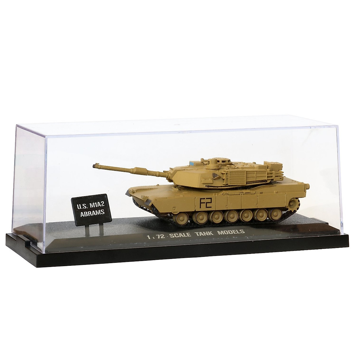 POCO DIVO US M1A2 Abrams Tank Diecast 1/72 Scale Showcase Collection Action Model