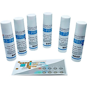 COMPUTERSYSTEMS REPAIR SERVICES DATA RECOVERY K5 PRO Viscous Thermal Paste for Thermal pad Replacement 60g 6X10g Pack (iPhone, Apple iMac, Sony PS4 & PS3, Xbox, Acer Aspire etc), CSGR