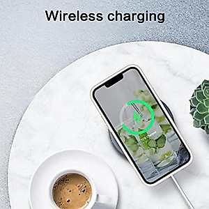 BENTOBEN for iPhone 13 Case, Phone Case iPhone 13, Soft Silicone Gel Rubber Bumper Microfiber Lining Hard Back Shockproof Protective Phone Cover for iPhone 13 6.1", Antique White