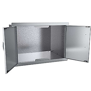 SUNSTONE DSH30 30-Inch Double Door Dry Storage
