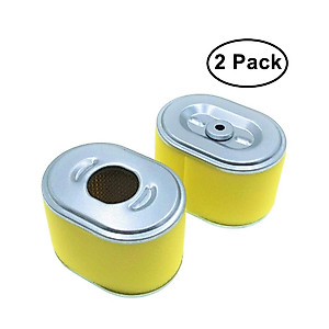 MOWFILL 2 Pack 17210-ZE1-505 Air Filter Replace for Honda 17210-ZE1-820, 17210-ZE1-822, 17210-Z4M-821 Air Cleaner Cartridge with Pre Filter Fits Honda GX160 GX200 GX140 Engine