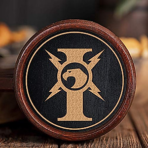 Adeptus Custodes Beer Stein, Personalized 40k Wooden Beer Mug, Custom Beer Stein, Gamer Gift, Gamer Tankard, Gift for Men, Gift for Him