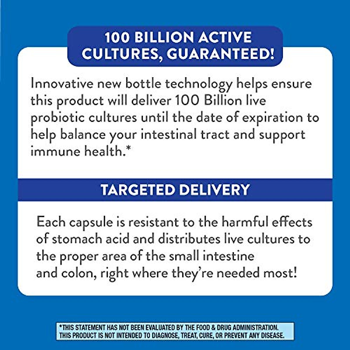 Nature’s Way Fortify Optima Daily Probiotic, 100 Billion, 15 Strains, Digestive & Immune Support*, with Prebiotics, 30 Capsules