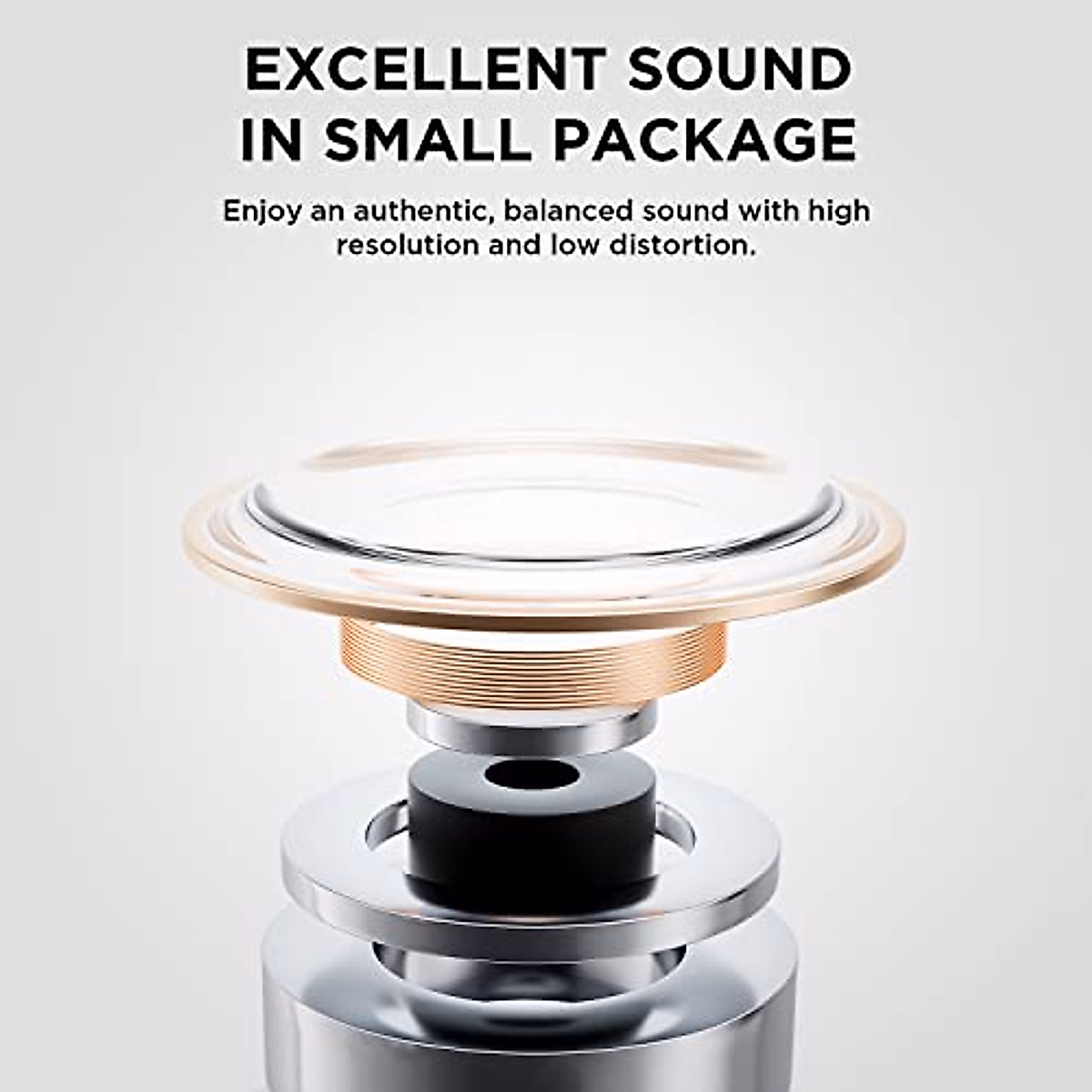 1MORE ComfoBuds Mini Hybrid Active Noise Cancelling Earbuds, in-Ear Headphones with Stereo Sound, Earbuds Wireless Bluetooth 5.2, Clear Calls, Wireless Charging, Soothing Sound, Waterproof, White