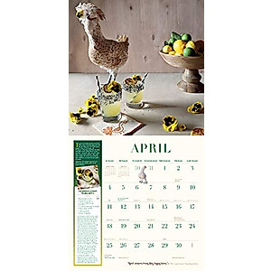 Drinking with Chickens Wall Calendar 2021