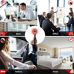 Ebarsenc Anti Spy Detector/Bug Detector Hidden Devices Detector/Hidden Camera Detectors RF Finder/GPS Tracker Detector for Spy Camera/Portable Pen Shape for Cars,Office,Home,Travel