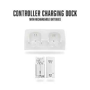 Nintendo Wii Console, White Premium Bundle (Renewed)