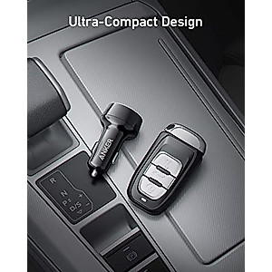 Anker USB C Car Charger, 49.5W PowerDrive Speed+ 2 Adapter with One 30W PD Port for iPhone 14 13 12 11 Pro Max mini X XS, S10/S9, MacBook Air, iPad Pro,and One 19.5W Fast Charge Port for S8 and More