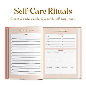 Self Care Planner by epic self - Undated Wellness Planner, 48 Weeks - Self-Love, and Habit Tracker for Women - Prioritize Your Well-being in 2023 - Daily & Weekly Reflection Pages