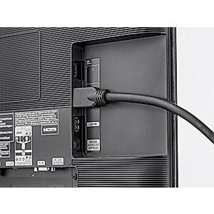 Monoprice HDMI Cable - 15 Feet - Black (No Logo) | High Speed, 4K@60Hz, HDR, 18Gbps, 26AWG, YUV 4:4:4, CL2, Compatible with UHD TV and More - Commercial Series