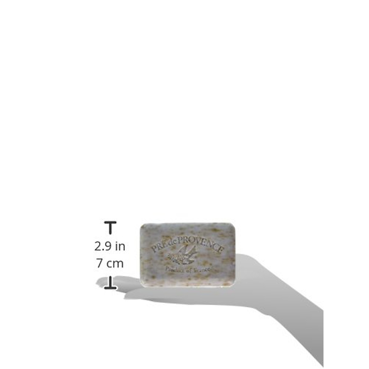 Pre de Provence Artisanal Soap Bar, Enriched with Organic Shea Butter, Natural French Skincare, Quad Milled for Rich Smooth Lather, Lavender, 8.8 Ounce