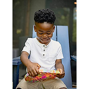 Chuckle & Roar: Pop It! XL Rainbow - Tactile Engagement Toy - Great for Toddlers - Safe and Durable