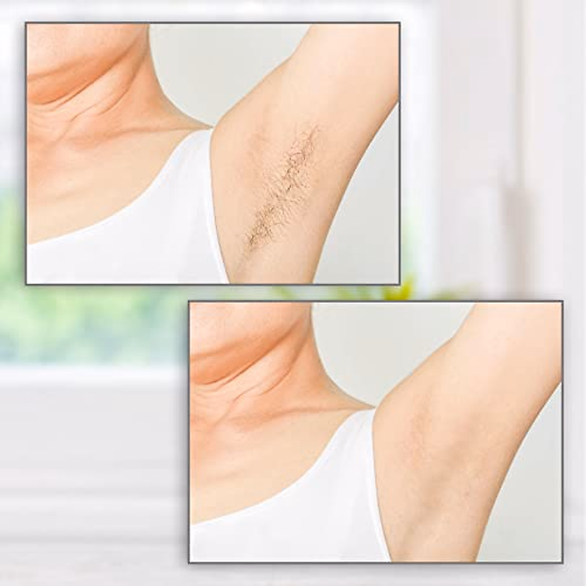 Double Wax Warmer Professional Electric Wax Heater Machine for Hair Removal, Dual Wax Pot Paraffin Facial Skin Body SPA Salon Equipment with Adjustable Temperature Set - 100 Wax Applicator Sticks