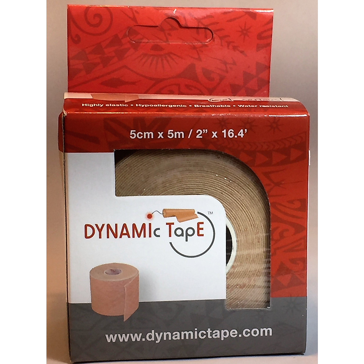 Sammons Preston 38139 Dynamic Tape, 2" x 16.4' (5cm x 5m), Beige Tattoo, Single Roll