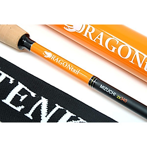 DRAGONtail MIZUCHI zx340 Zoom Small Stream 3 Length Tenkara Rod (with Furled Line Starter Kit)