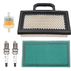 Aulavik 499486 499486S 698754 Air Filter for B&S 499486S 499476S 698754 691007 695667 18-26 HP intek V-Twins Lawn Mower & 273638 273638S Pre Cleaner 808656 Fuel Pump