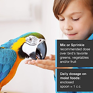 HARI Prime Parrot Vitamin, Mineral and Amino Acid Supplement for Seed Eating Birds, 11.3oz