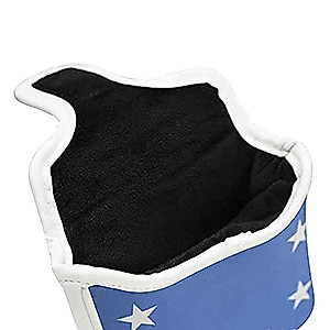 GOLTERS Golf Club Covers Mallet Putter Cover Magnetic Headcover Leather Magnetic Closure for Scotty Cameron Odyssey Taylormade Ping Golf Gift for Men Women Golfer