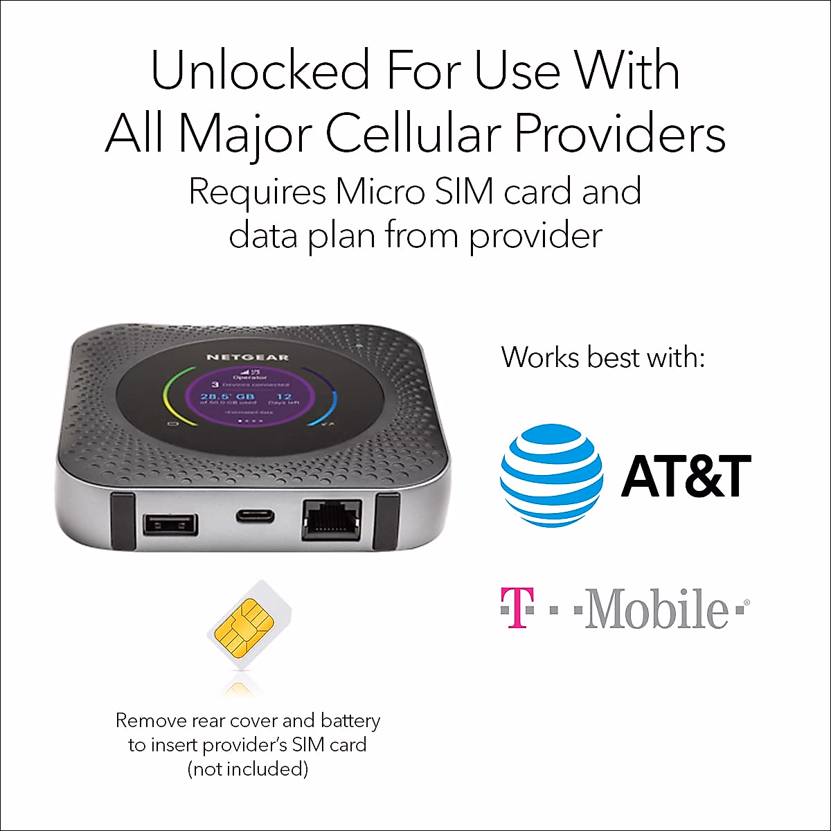 NETGEAR Nighthawk M1 MR1100 GSM/LTE Unlocked (Renewed)