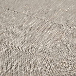 Ulaxfurniture Outdoor Lounge Chair, Aluminum Chaise Chair, Adjustable Lounger Recliner with Wheels and Padded Quick Dry Foam for Patio (2 x Chair, Beige)