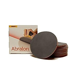 MIRKA Abralon 6 Inch 1000 Grit Sanding Discs, 10 per box