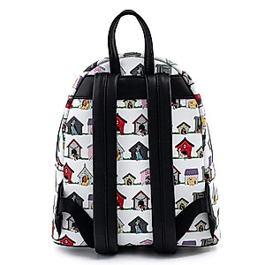 Loungefly Disney Dog Houses Faux Leather Womens Double Strap Shoulder Bag Purse