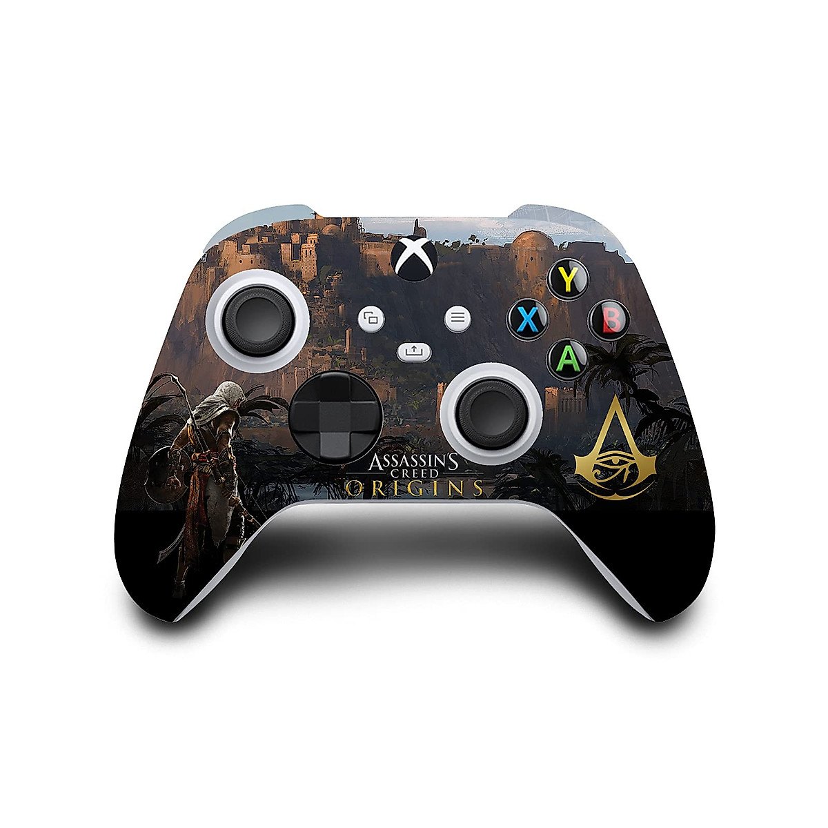 Head Case Designs Officially Licensed Assassin's Creed Bayek Crest Origins Character Art Vinyl Sticker Gaming Skin Decal Cover Compatible With Xbox Series X Console and Controller Bundle