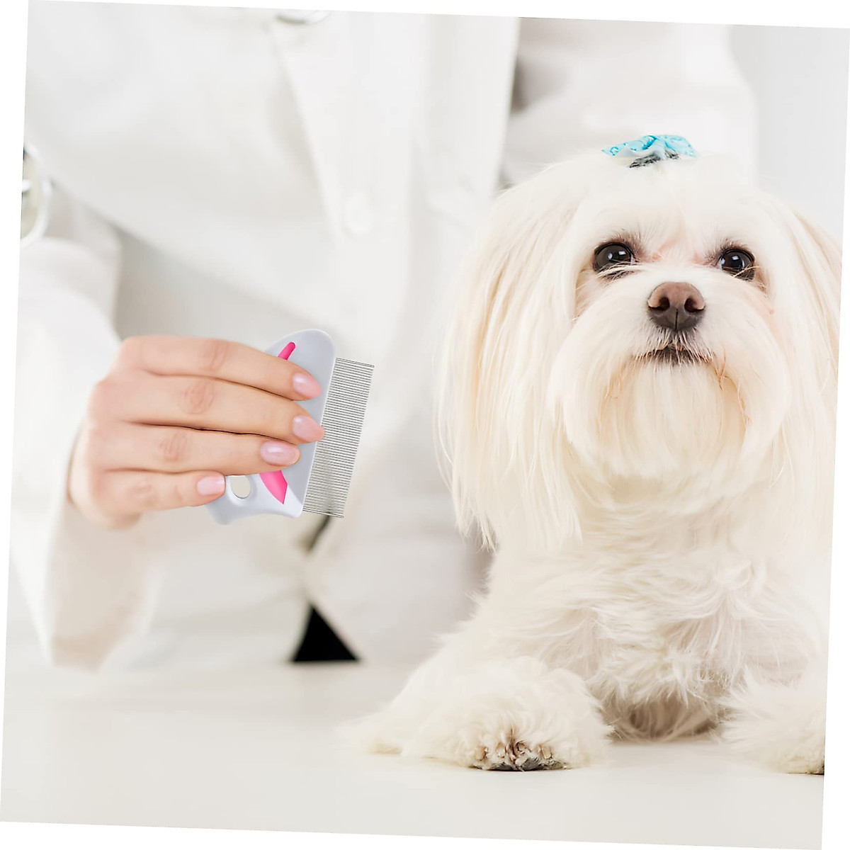 3pcs Pet Grooming Comb Set Combs Grooming Kit Dog Eye Wipes Angel Eyes for Dogs Grooming Comb Kit for Pets Tear Stain Remover Comb Cat Comb Cat Grooming Comb Dog Brush Plastic Balacoo