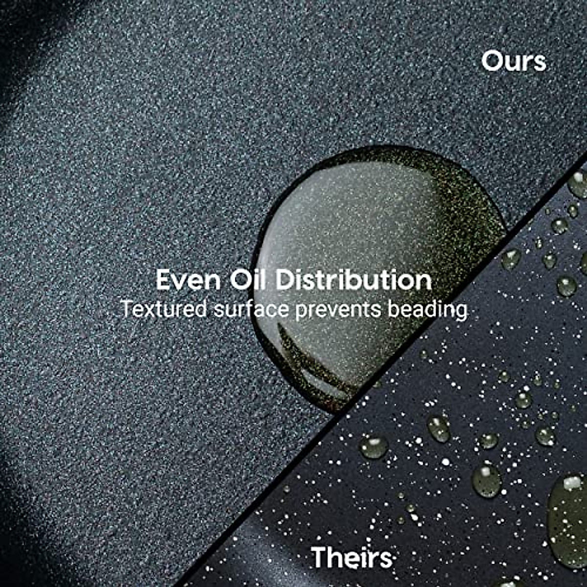 IRIS USA 10 Inch Non-Stick Frying Pan, Skillet with MEGASTONE™ Coating for Healthy Cooking, Everyday Cookware, PFOA Free