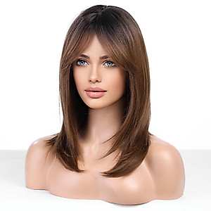 HAIRCUBE Layered Wigs for Women Synthetic Wig