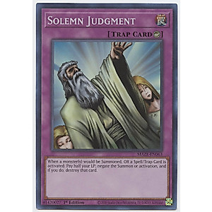 YU-GI-OH! Solemn Judgment - MAZE-EN063 - Super Rare - 1st Edition