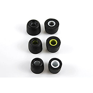 Zotech Accessory Pack for JayBird BlueBuds X, X2 & X3 Sport Headphones (3 Pair Memory Foam, 3 Pair Silicone Ear FINS & 3 Pair Silicone Rubber Replacement Earbuds, Ear Tips)