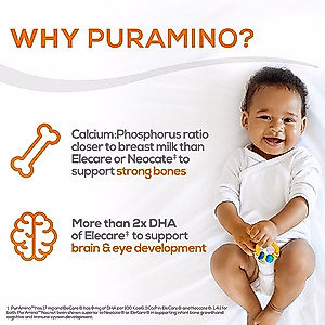 Enfamil PurAmino Hypoallergenic Infant Drink, for Severe Food Allergies, Omega-3 DHA, Iron, Immune Support, Powder Can, 14.1 Oz