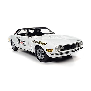 1967 Camaro SS 427, White - Auto World AMM1275-1/18 Scale Diecast Model Car