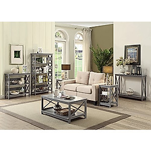 Convenience Concepts Oxford 5 Tier Bookcase, Gray