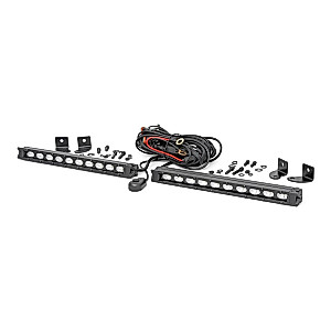 Rough Country 10" Black Series Slimline CREE LED Light Bars | Pair - 70410ABL