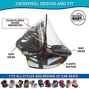 Universal Baby Weather Car Seat Rain Cover Waterproof, Protect from Snow Dust