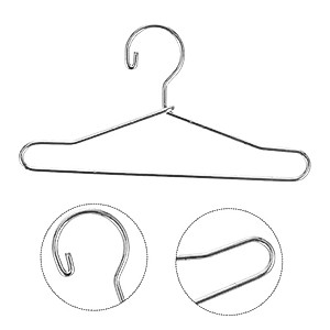 NOLITOY 50 pcs Mini Hanger Toddler Colorful Earrings Baby Metal Clothes Hanger Miniature Coat Hanger Wardrobe Hanger Mini House Supplies Doll Clothing Rack Playhouse Hanger Stand Frame